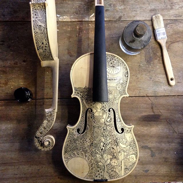 These Amazing Illustrated Violins Will Make You Want to Learn to Play ...