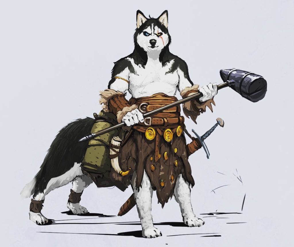 Illustrator Reimagines Different Dog Breeds as Centaur Warriors ...