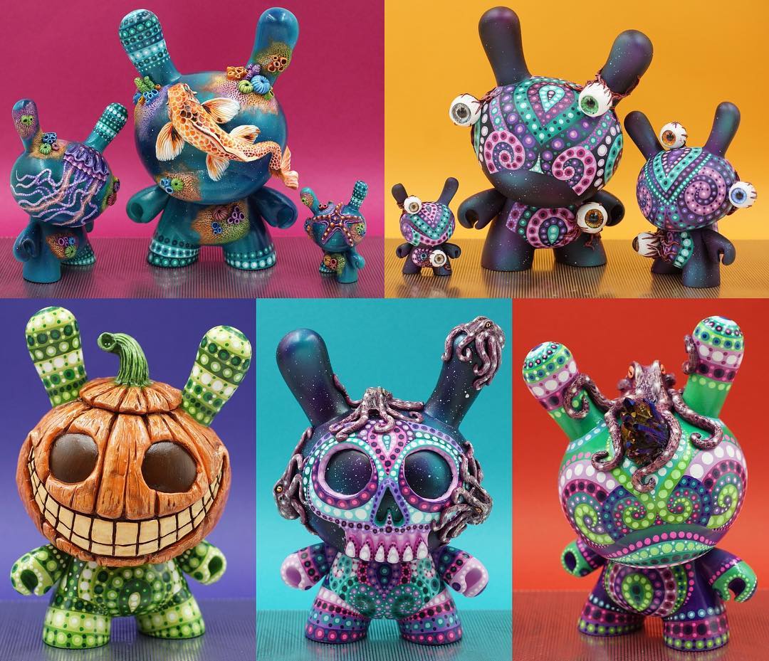 French Artist Creates Cool Psychedelic Figurines and Toys - PlayJunkie