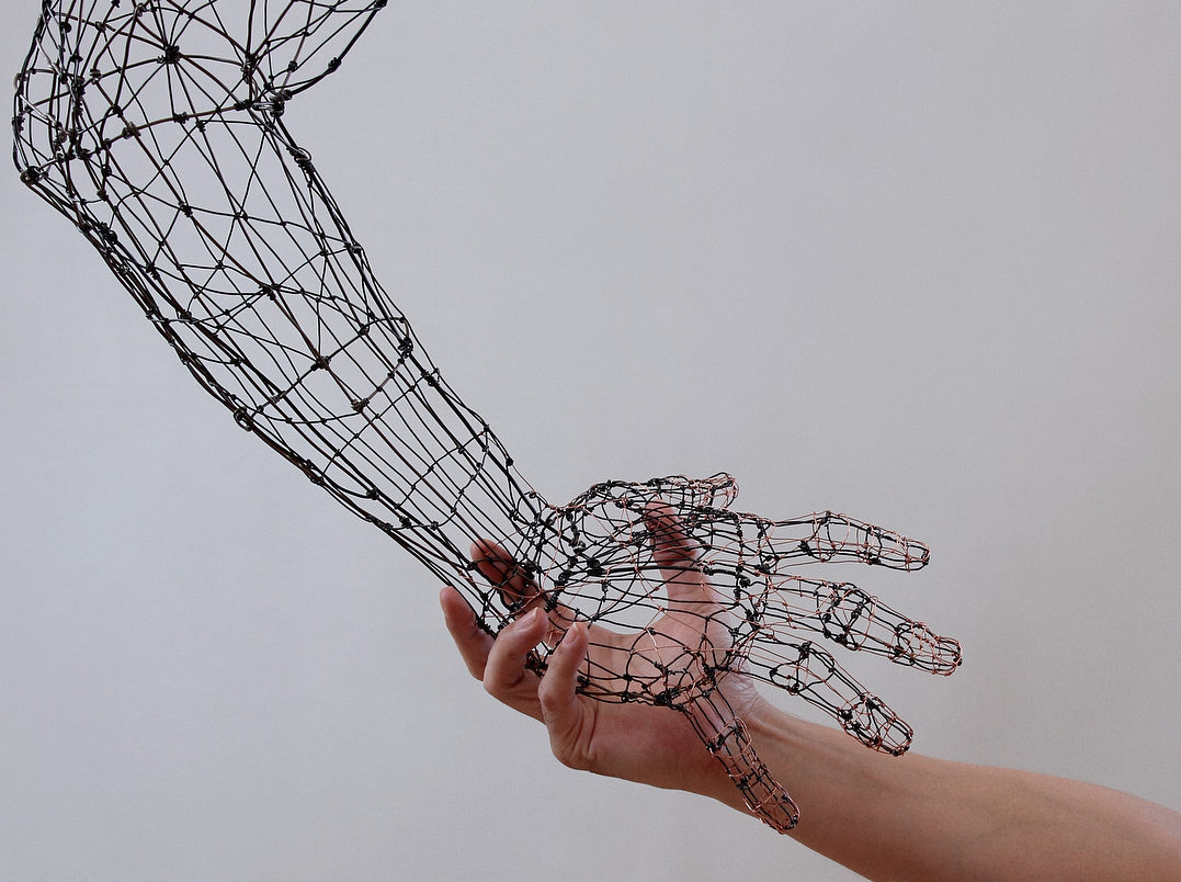 Artist Adds Digital Elements to Make His Wire Sculptures Come to Life ...