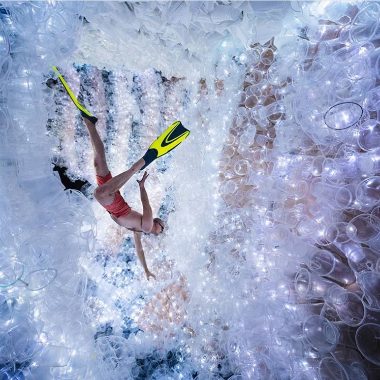 Check Out Amazing Plastic Cups-installations - PlayJunkie