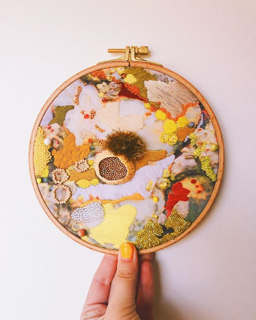 Artist Creates Marine-Inspired Embroidery - PlayJunkie