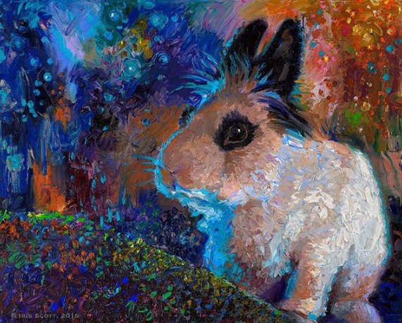 Iris Scott Makes Fascinating Finger Paintings - PlayJunkie