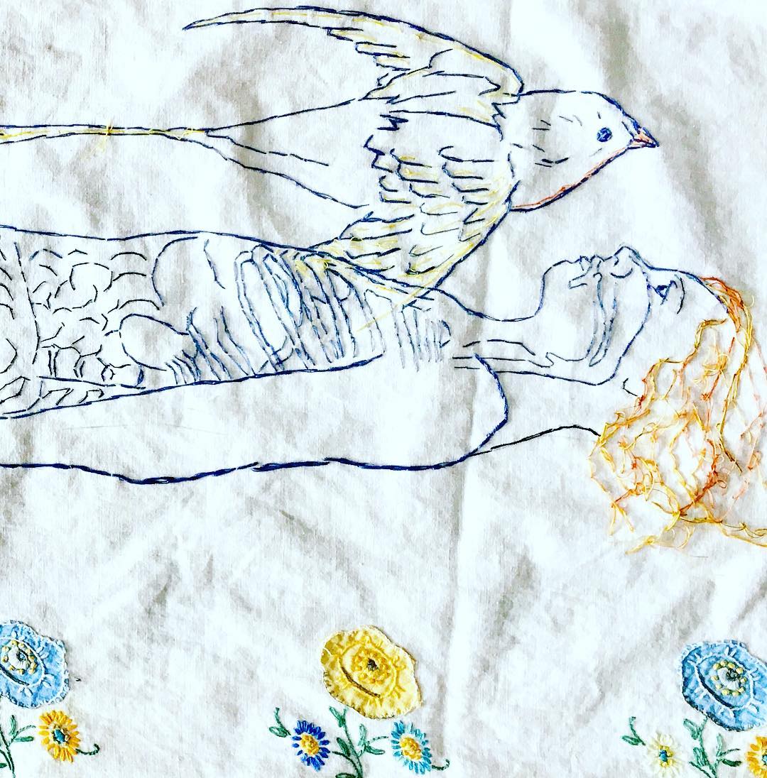 Orly Cogan's Hand Stitched Fiber Art is Worth a Closer Look - PlayJunkie