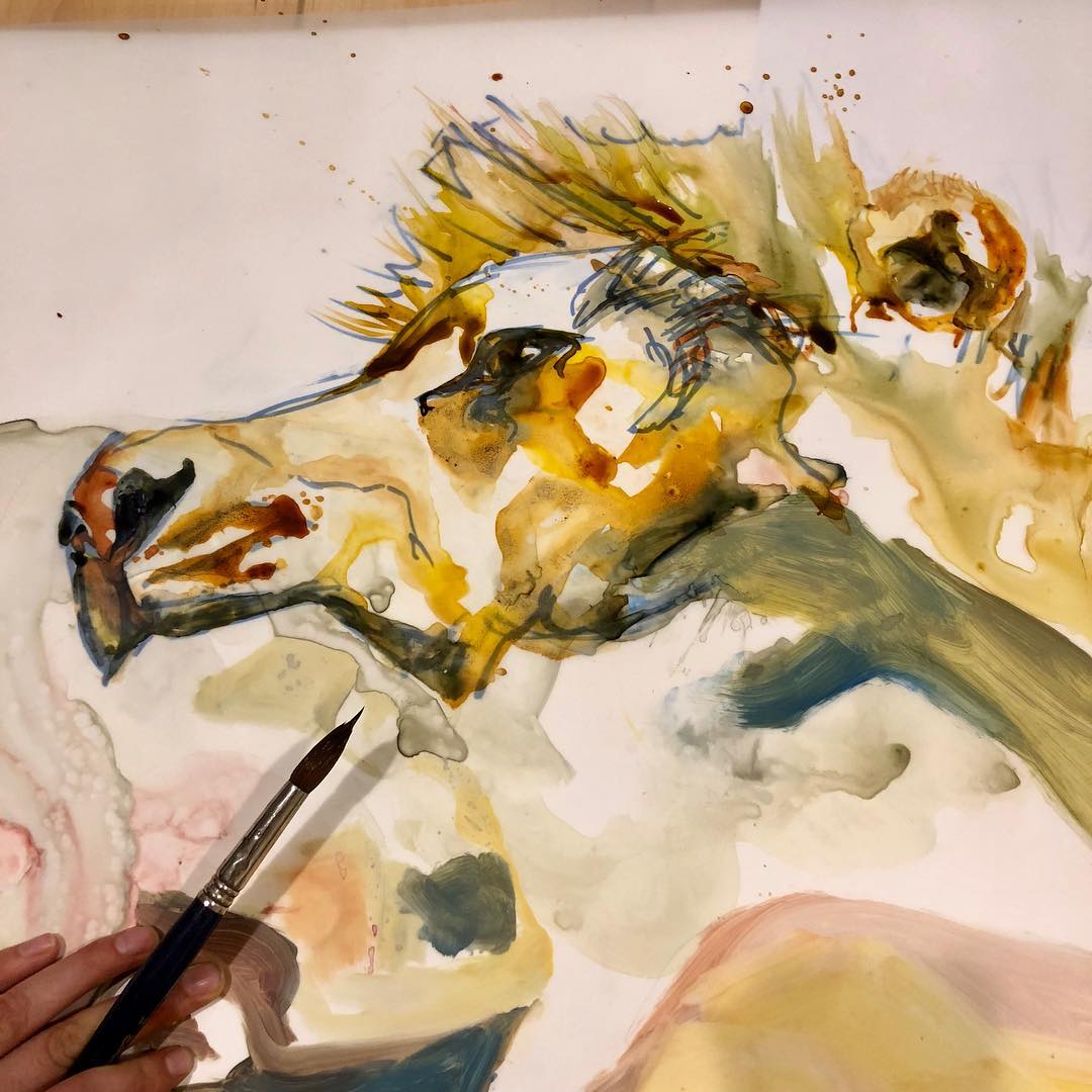 Alexandra Carter's Paintings Are Meant to Look Stained - PlayJunkie