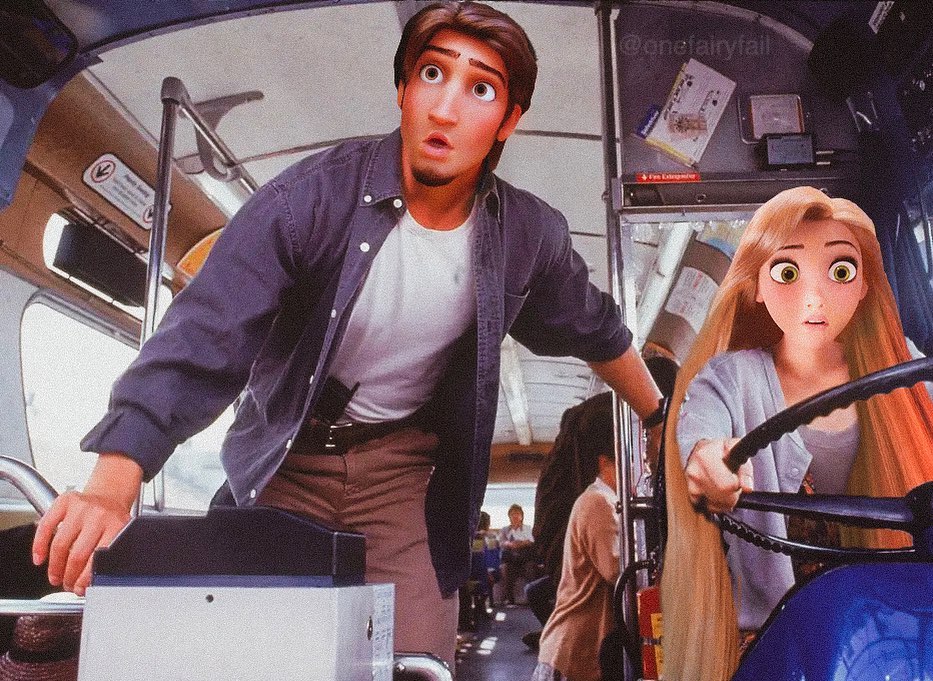 Artist Replaces People in Iconic Movie Scenes with Cartoon Characters ...