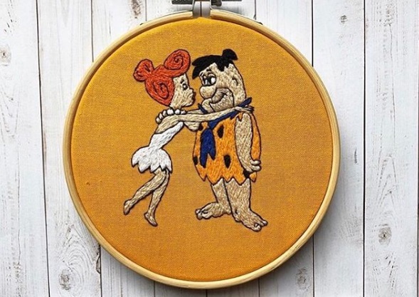 Cartoon Character Embroidery by Rayna - PlayJunkie