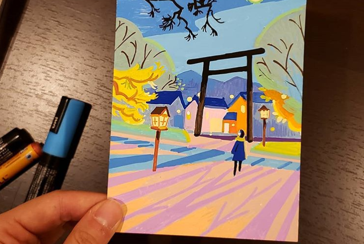 Canadian Artist Depicted The Beautiful Scenery She Saw In Japan ...