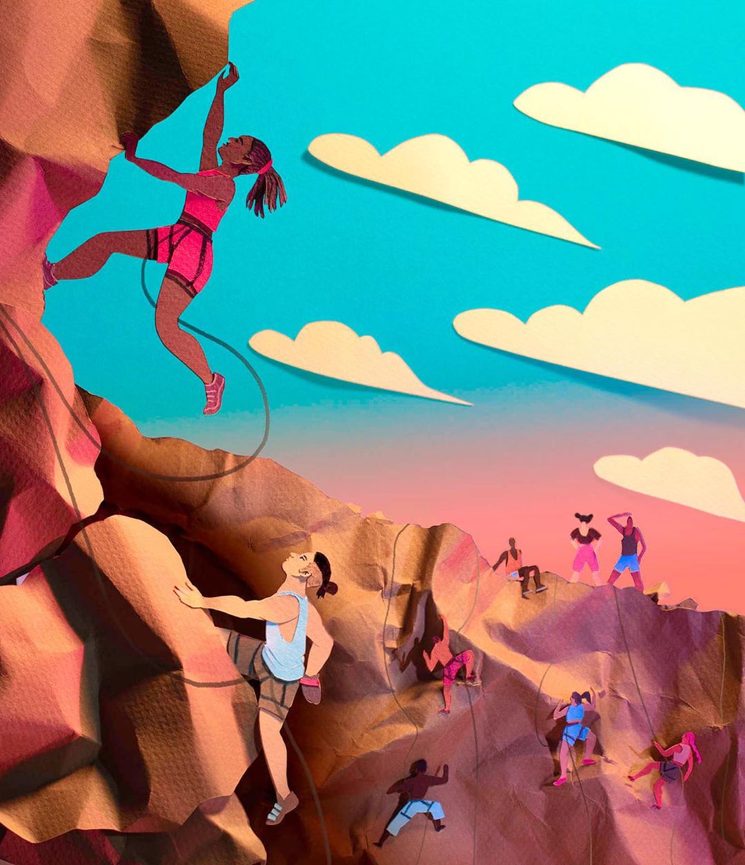 This Artist Creates Beautiful Collages of Natural Landscapes - PlayJunkie