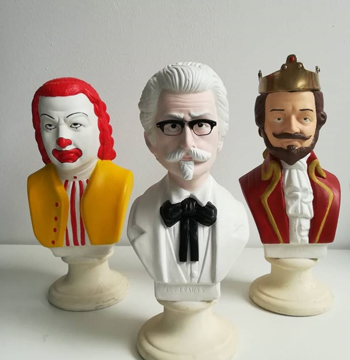 Artist Transforms Busts Of Famous Composers - PlayJunkie