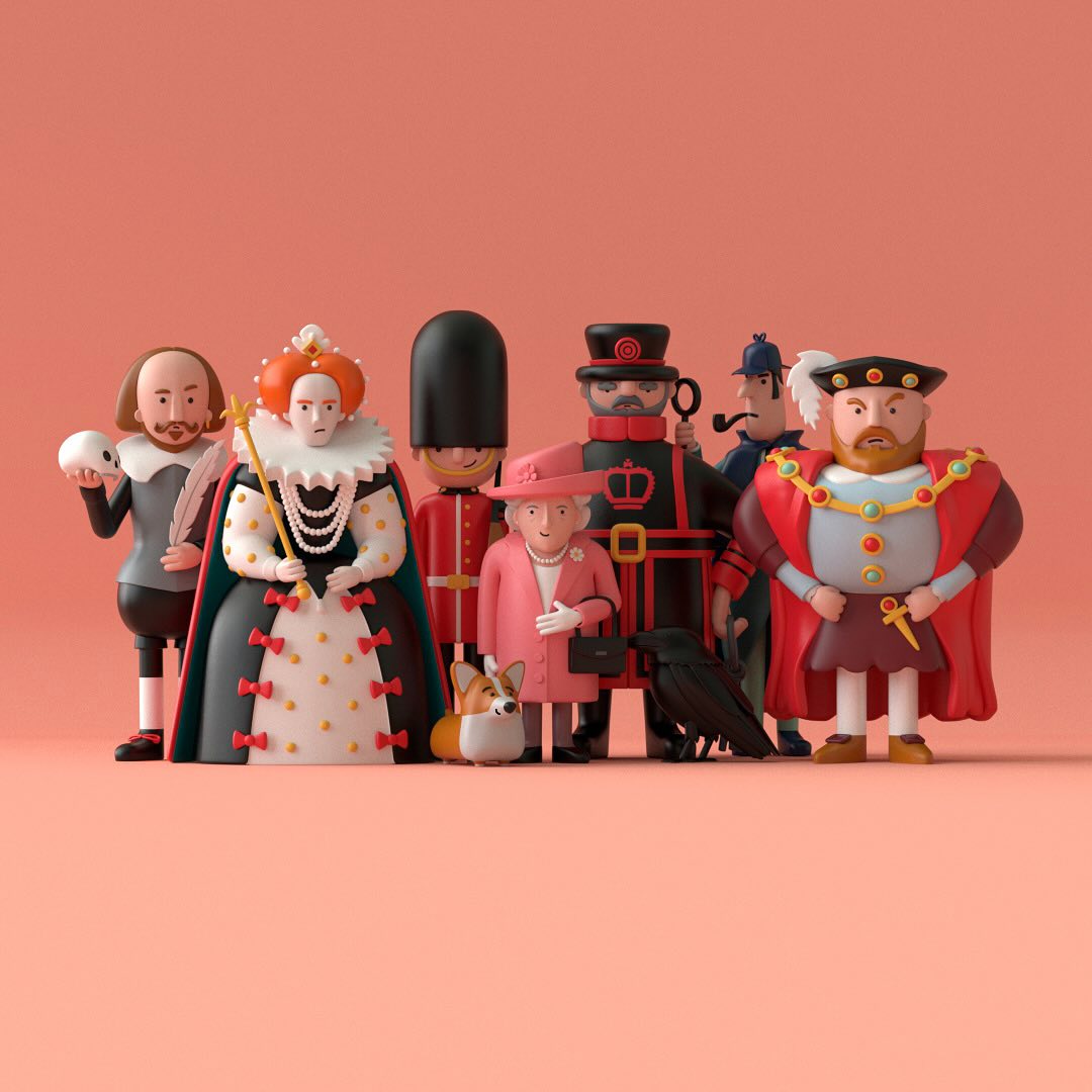 Check Out This Cool Collection of Art Toys Inspired by London’s Famous ...