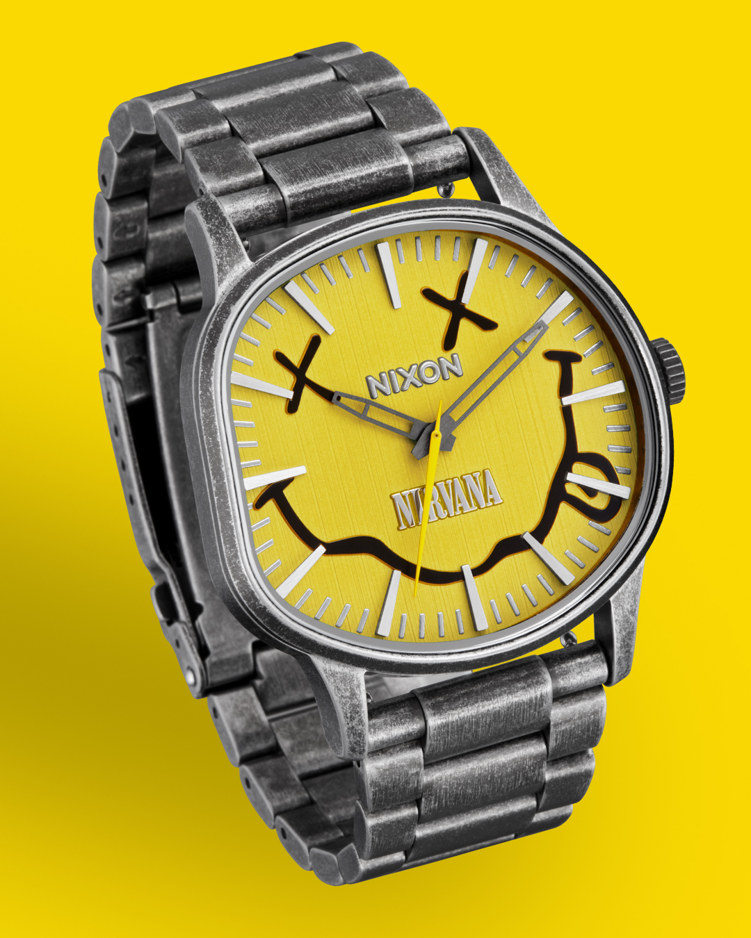 Nixon Releases a Watch Inspired by Nirvana’s Smiley Face - PlayJunkie