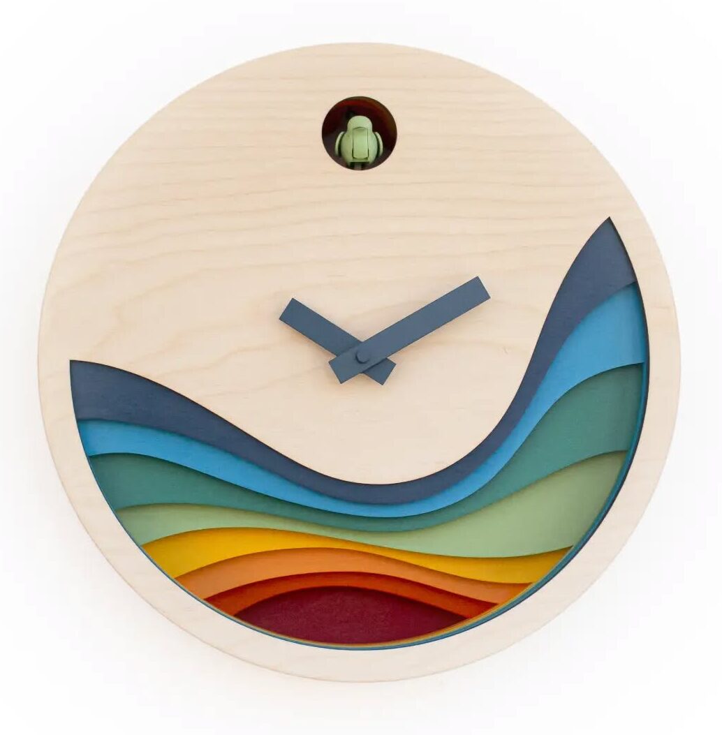 Design Studio Creates Colorful and Modern Takes on Cuckoo Clock ...